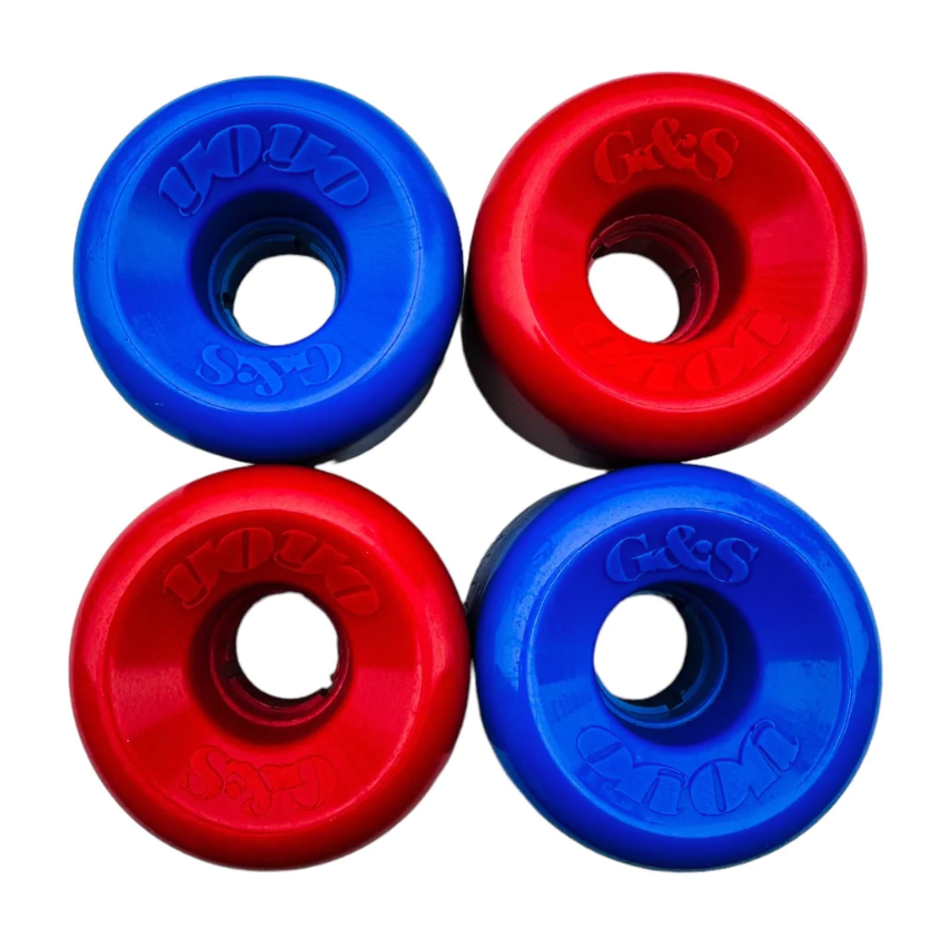 G&S YO-YO 86A - Mixed Set - Red + Blue Wheels – Banned Skate Shop